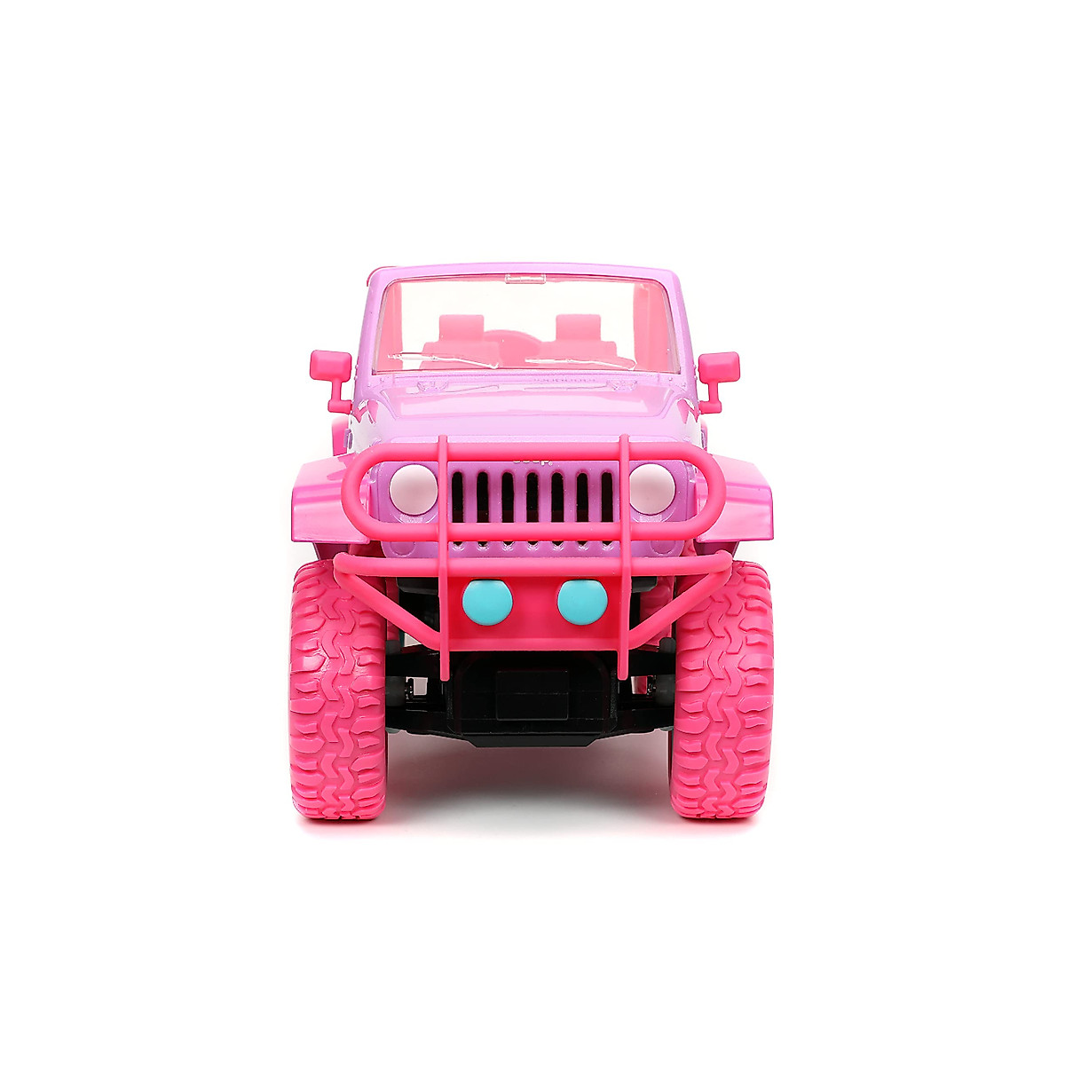 Jada Toys Like Nastya 1:16 Jeep RC Remote Control Cars Pink, Toys for Kids (32792)