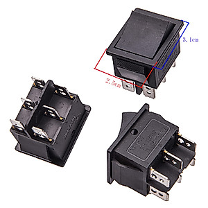 weelye 2 Pcs Kids Electric Ride On Car Motorcycle Foot Switch, Automatic Reset for Children Powered Ride On Toys Replacement Parts-6V/12V//24V