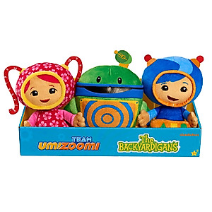 Nickelodeon Team Umizoomi 7-inch Small Beans Plush, Geo, Stuffed Toys for Kids Ages 3-5, Kids Toys for Ages 3 Up by Just Play