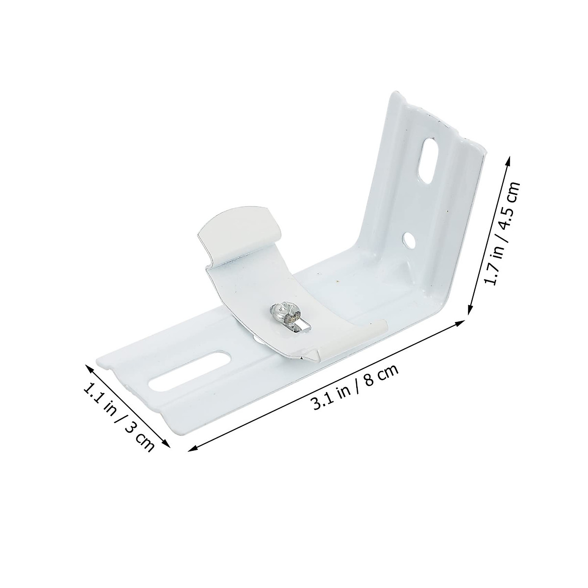 IMIKEYA 12 Pcs Bracket Blind Fixer Track Window Hardware Horizontal Blinds Wand Hook Venetian Blind Tilt Hook Vertical Blind Repair Window Covers for Home Iron Curtain White Repair Parts