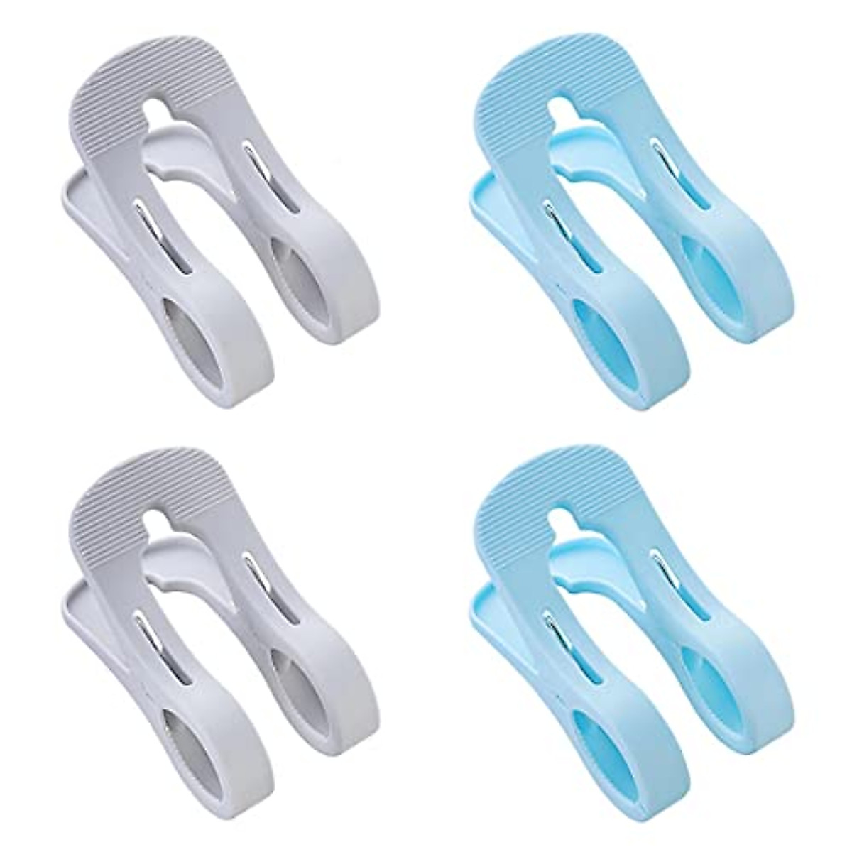 Clothes Clip Towel Clip Large Size Heavy Duty (Blue Combo)