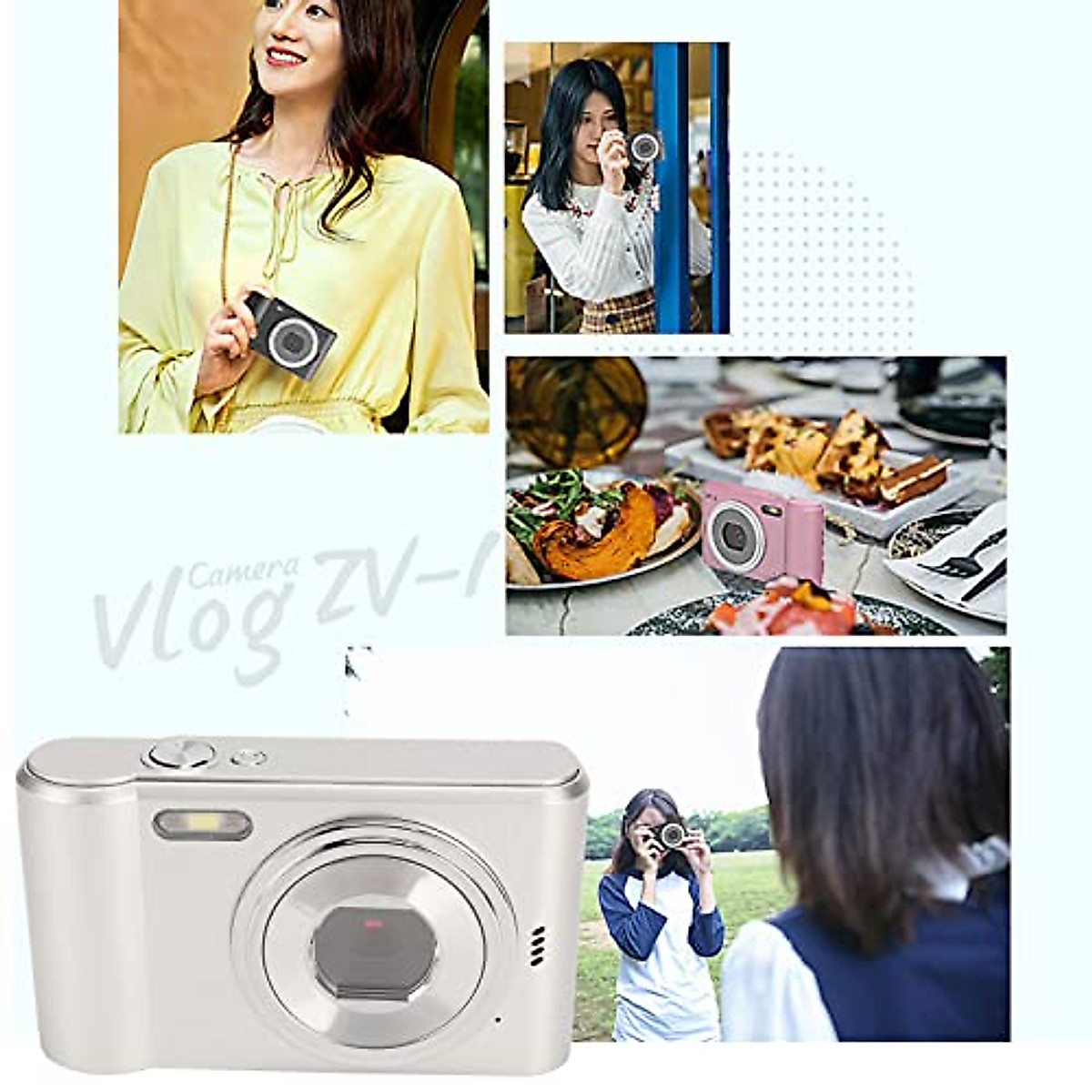 Pssopp Kids Digital Camera 44MP Kids Camera 2.7K Video Recording Digital Camera for Boys Girls Age