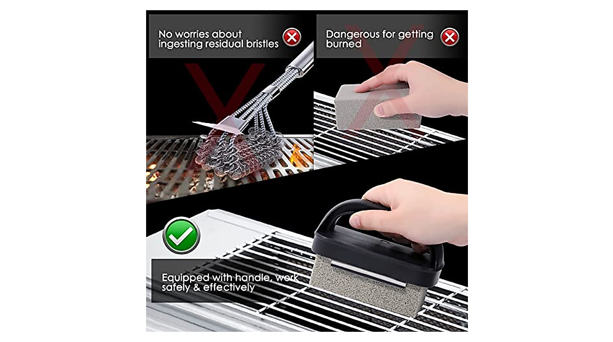 MOWOT Blackstone Griddle Cleaning Brick Block Heavy Duty Grill Cleaning ...