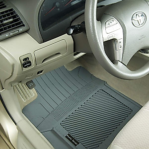 PantsSaver Custom Fit Floor Mats for Volvo S60 2020 All Weather Protection-4 Piece Set-High Raised Border Protection Great for Catching Spills & Easy Rinse-Car Accessories-Tan