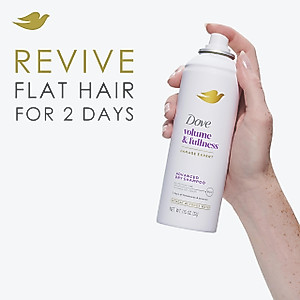 Dove Advanced Dry Shampoo Volume & Fullness Refresh & Revive Flat Hair Without Water for 2 Days of Freshness & Bounce 1.15 oz