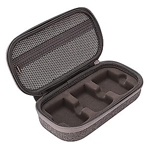 Drone Battery Hard Case, Gray Drone Battery Carrying Case Shockproof Scratch Resistant Nylon for Drone