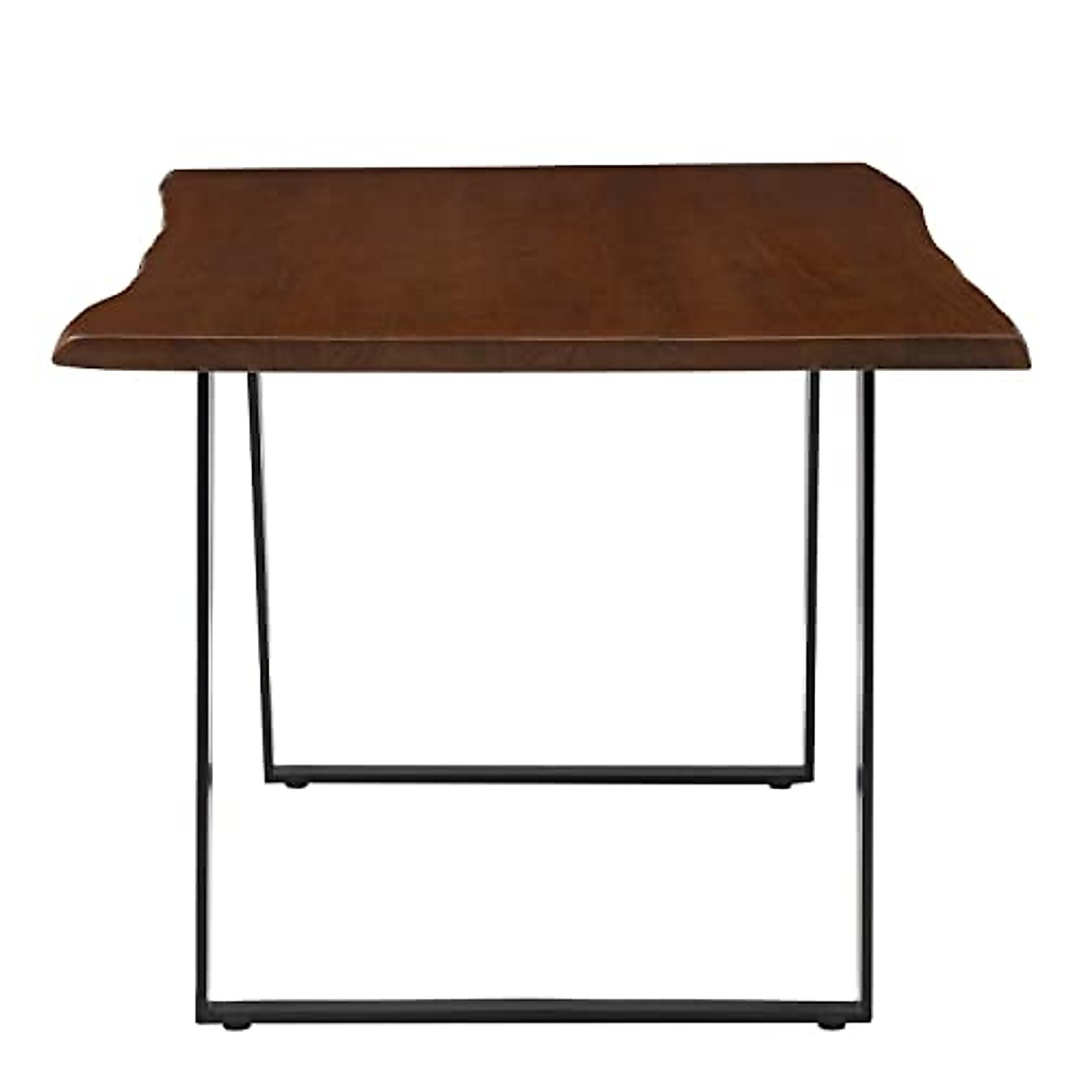 Modway Live Edge Ardor Dining Table, 60", Black Walnut