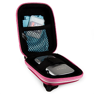 NYLON PINK Compact Digital Point & Shoot Thick Camera Case for Nikon Coolpix S02 S01 S6800 S5300 S5200 S3600 S3500 S30 S70 S100 S2600 S3000 S3100 S3200 S3300 S4000 S4100 S4200 S4300 S6200 S6300 S8200