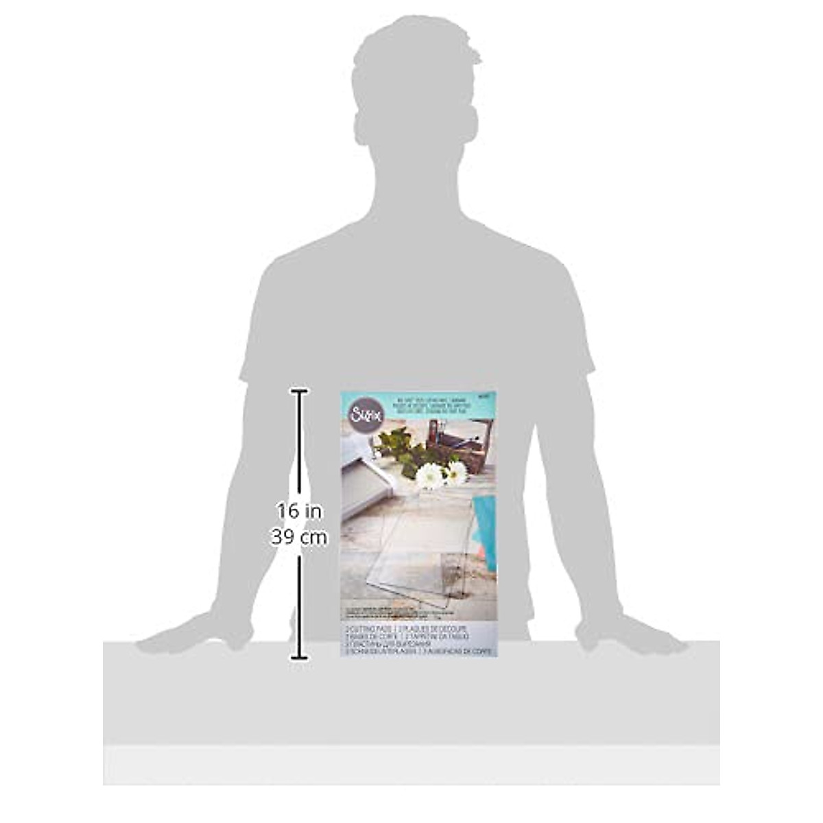 Sizzix, One Size Cutting Pad for Big Shot Plus 660581, 2 Pack, Multi, Mutli Color