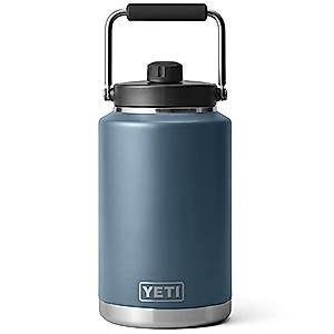 YETI Rambler Gallon Jug, Vacuum Insulated, Stainless Steel with MagCap, Nordic Blue
