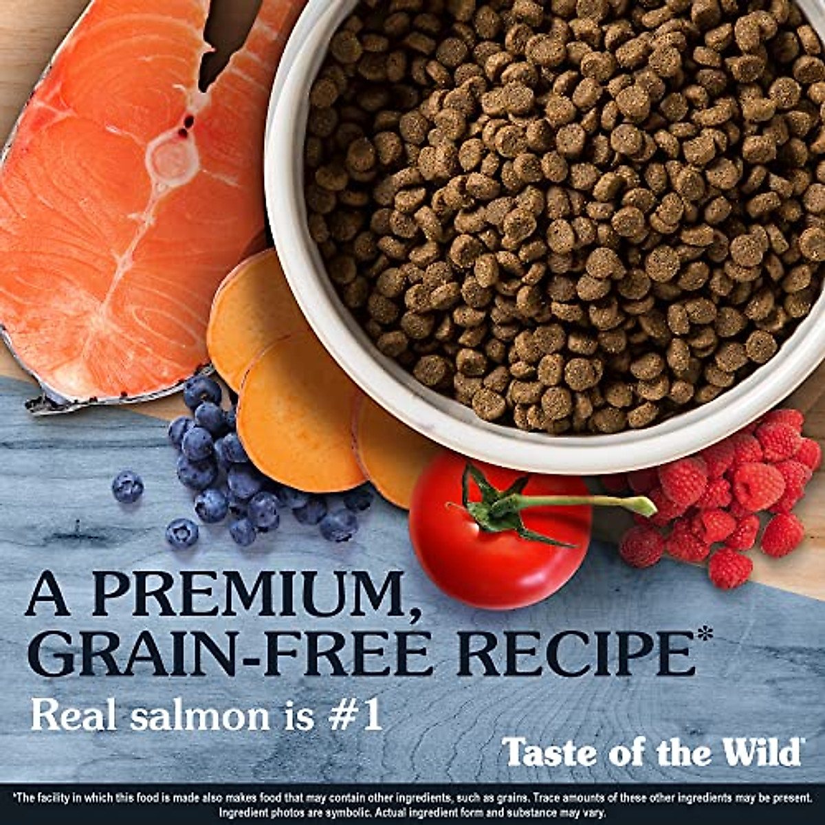 Taste of the Wild Pacific Stream Grain-Free Dry Puppy Food with Smoke-Flavored Salmon 14lb