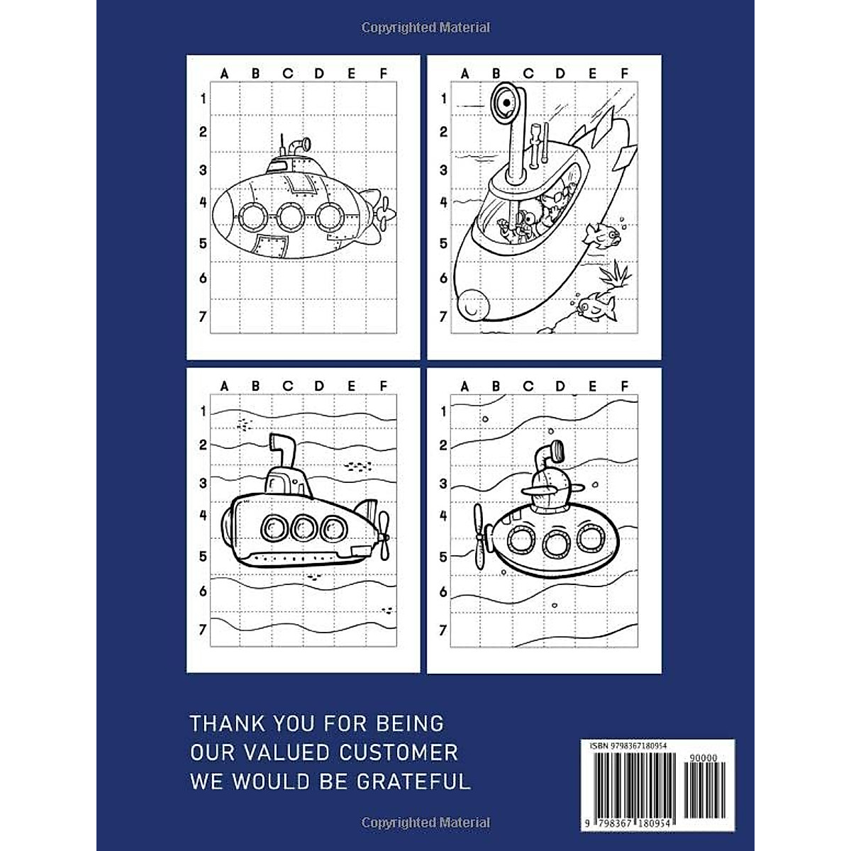 How To Draw Submarine For Kids: Step By Step Drawing Book With 30 Pictures Inside To Learn To Draw | Gifts For Little Boys And Girls On Special Days