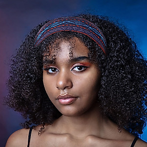 Cindeer HAIRBAND 24 Pcs for Women Girls - Black - Ample to Use and Share - Soft and Stretchy - African Patterns - Suitable for Workout, Yoga & Other Activities - Proper Size