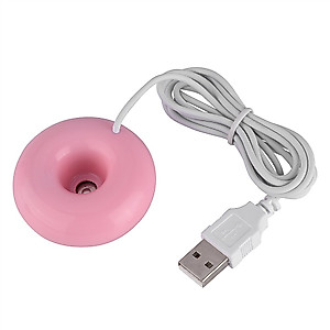 USB Donuts Humidifier Mini Cute Mist Humidifier Floating Water Air Fresher Aroma Diffuser for Home SPA Car Travel Use