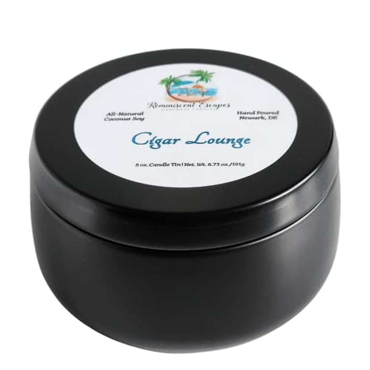 Cigar Lounge Candle 8 oz. Tin