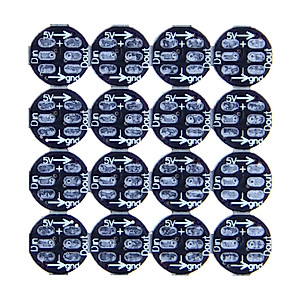 ALITOVE 100pcs WS2812B Addressable 5050 Smart RGB LED Pixel Light on Black Heat Sink PCB Board 5V DC Compatible with Raspberry Pi for DIY Lighting Project