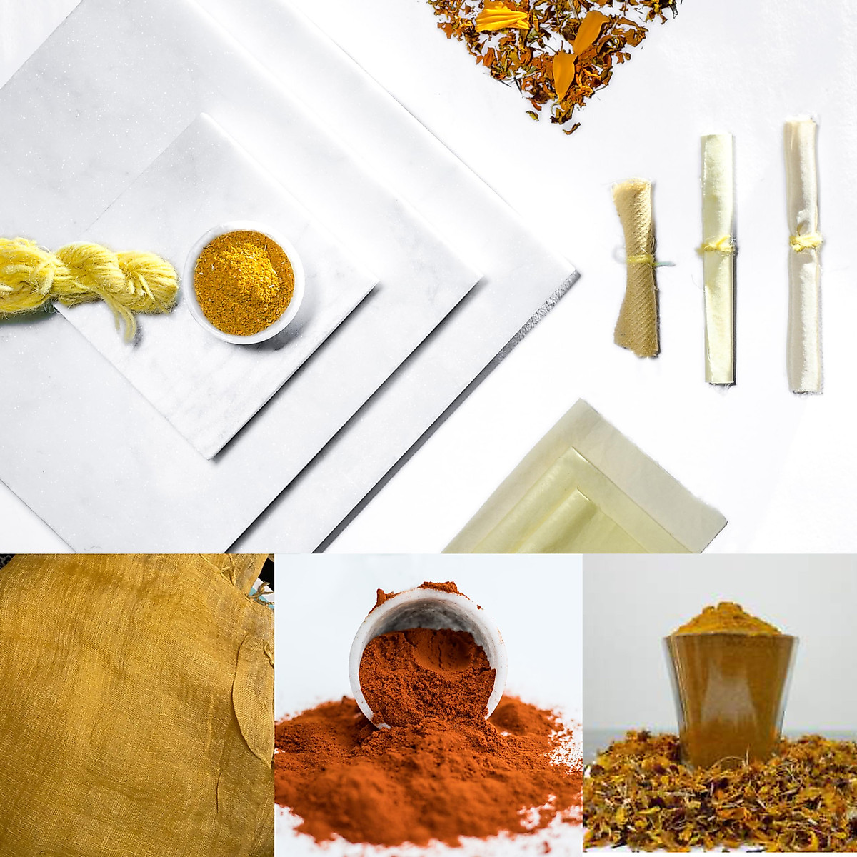 Fabric Tie Dye Kit with 3 Colors | Natural Shibori Powder | Indigo, Sunflower Yellow and Turkey Red | Perfect Clothing Dying | Painting Party Supplies DIY Art Craft Set for Kids and Adults