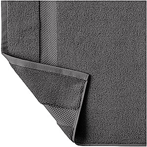 Amazon Aware 100% Organic Cotton Bath Mat - 20 x 31-Inches, Dark Gray