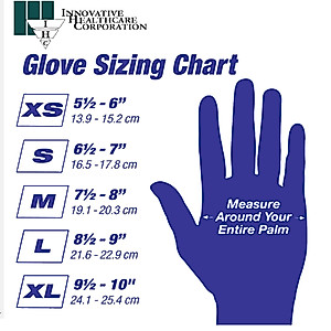 Blackwork Worldwide Pulse Logic 171 - (100 Gloves Per Box) Powder-Free - Nitrile Exam Gloves, Blue, Latex-Free, (Single Box - Large)