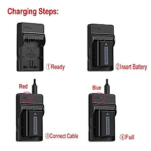 Battery Charger for Nikon EN-EL19 and Coolpix W100, W150, A100, A300, S32, S33, S100, S5200, S5300, S6400, S6500, S6600, S6700, S6800, S6900, S7000 Digital Camera