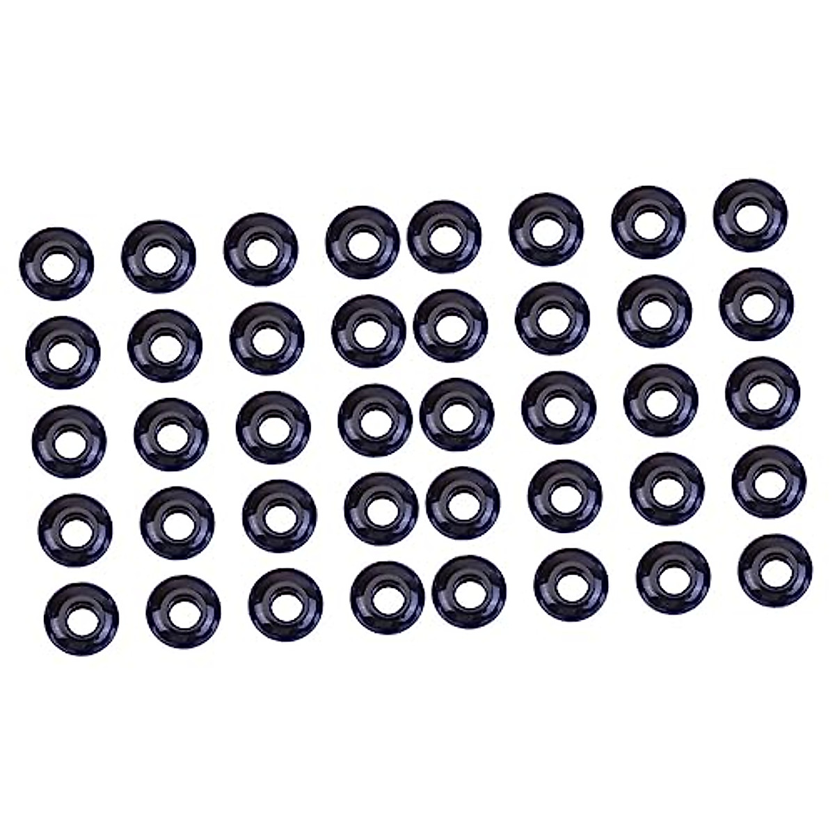 EXCEART 40 Pcs Beads with Large Holes Gemstone Beads Large Hole Spacer Beads Lava Beads Blue Lace Agate Beads Gemstone for Jewelry Making Beading Kits Loose Beads Round Beads Suite Natural