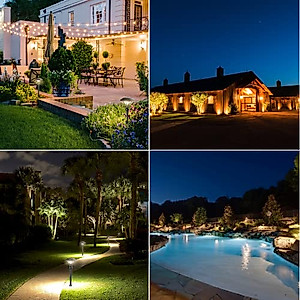 Malibu Celestail LED Pathway Light LED Low Voltage Landscape Lighting Garden Light for Driveway, Yard, Lawn, Pathway, Garden 8406-2104-01