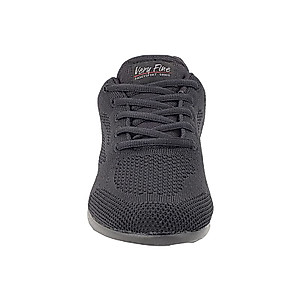 Men's Women's Dance Sneaker Practice Sheos - Very Fine Dance Shoes - VFSN020 Black Split-Sole (us_Footwear_Size_System, Adult, Women, Numeric, Medium, Numeric_12)
