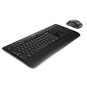 Logitech MK520 Wireless Keyboard and Mouse Combo — Keyboard and Mouse, Long Battery Life, Secure 2.4GHz Connectivity