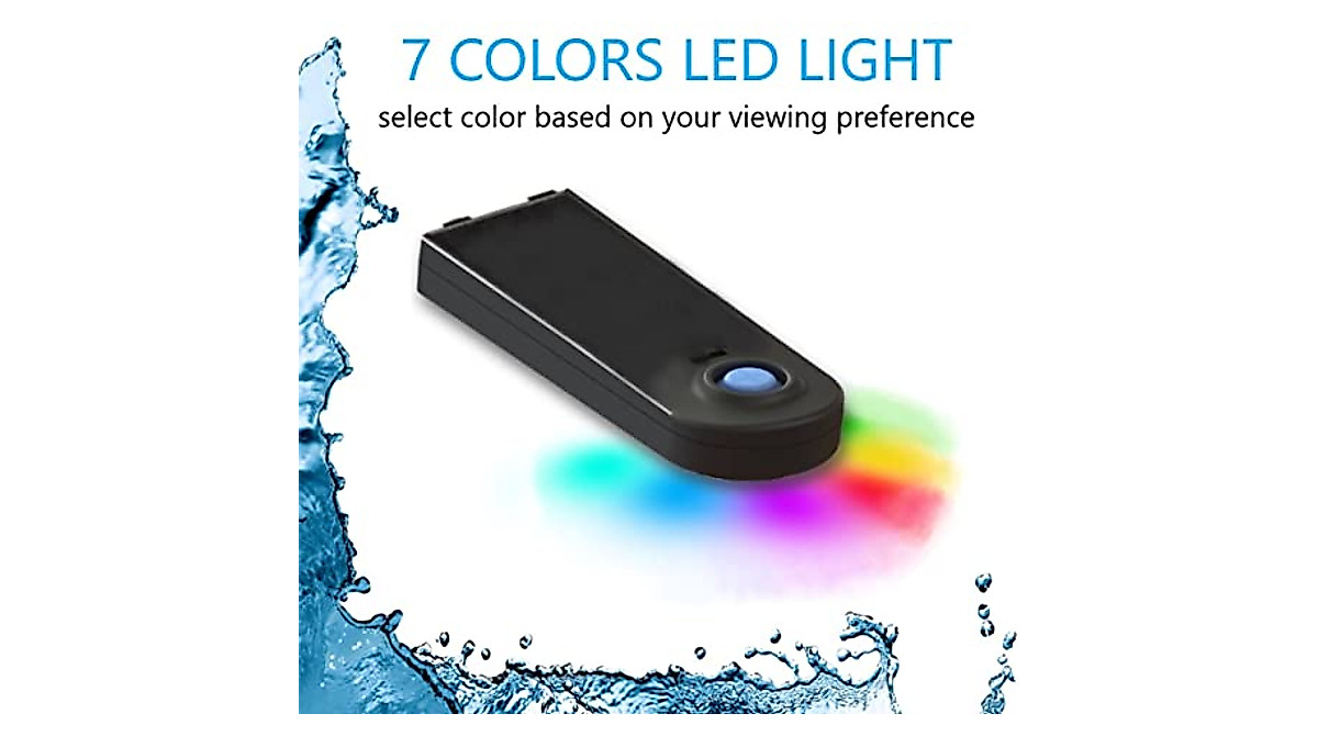 Koller AquaView 2-Gal 360 Aquarium | LED Light & Power Filter