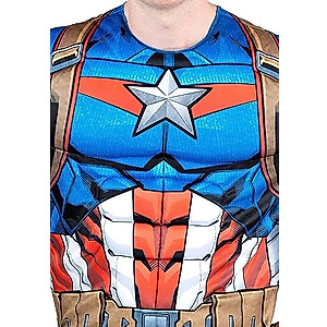 Jazwares MARVEL Captain America Adult Costume Small