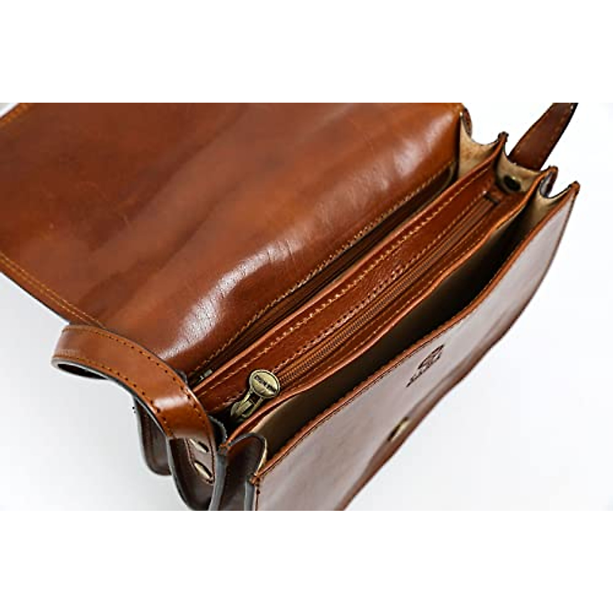 Time Resistance Leather Cross Body Bag for Women Shoulder Bag Messenger Purse