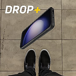 OtterBox Galaxy S23+ Commuter Series Case - BLACK , Slim & Tough, Pocket-Friendly, with Port Protection