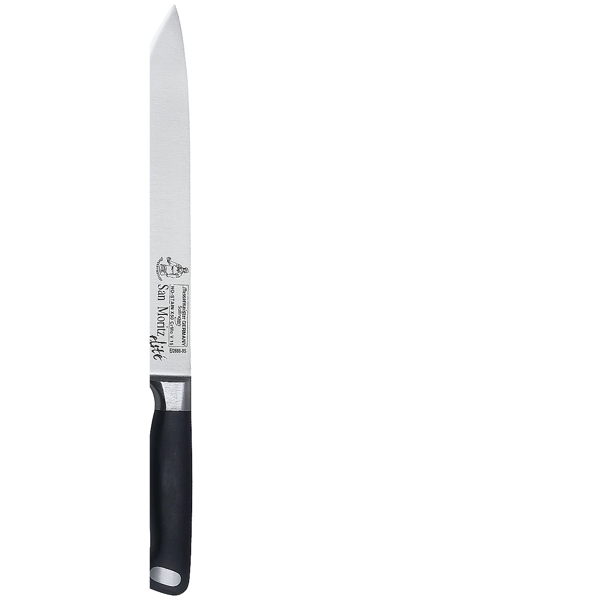 Messermeister San Moritz Elite Stealth Chefs Knife, 9", Black
