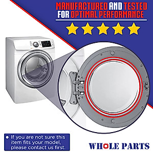 Whole Parts Internal Dryer Door Gasket Part# DC62-00339A - Replacement & Compatible with Some Samsung Dryers