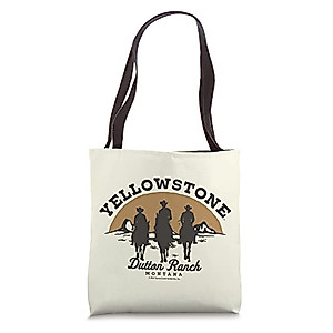 Yellowstone Dutton Ranch Cowboy Group Tote Bag