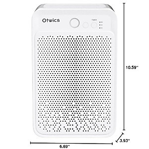 Otwics Dehumidifier for Bathroom, 35oz Dehumidifiers for Room, Dehumidifiers for Home with Timer Auto Shut Off, Portable Small Quiet Dehumidifier for Bedroom, Basement, Closet