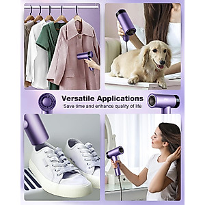 KNKA Hair Dryer, High Speed Blow Dryer, Negative Ionic Hairdryer with 4 Temps