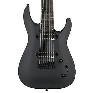 Jackson JS Series Dinky JS32-8 - Satin Black with Amaranth Fingerboard