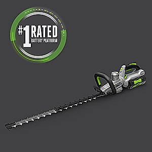 EGO Power+ HT2500 25" Cordless Electric Double Sided Hedge Trimmer with Rotating Handle - Battery and Charger Not Included, Black