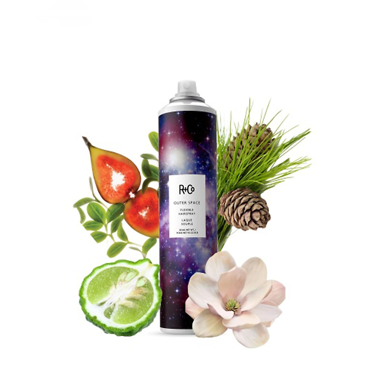R+Co Outer Space Flexible Hairspray | Every Day Use + Lightweight + Sticky-Free | Vegan + Cruelty-Free | 9.5 Oz