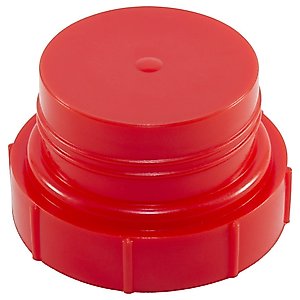 Caplugs 99394975 Plastic Threaded Plug for SAE O-Ring Ports. PDO-112, PE-HD, to Plug Thread Size 1 1/16-12", Red (Pack of 100)