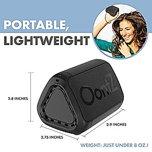 OontZ Angle Solo - Bluetooth Portable Speaker, Compact Size, Surprisingly Loud Volume & Bass, 100 Foot Wireless Range, IPX5, Perfect Travel Speaker, Bluetooth Speakers by Cambridge Sound Works (Black)