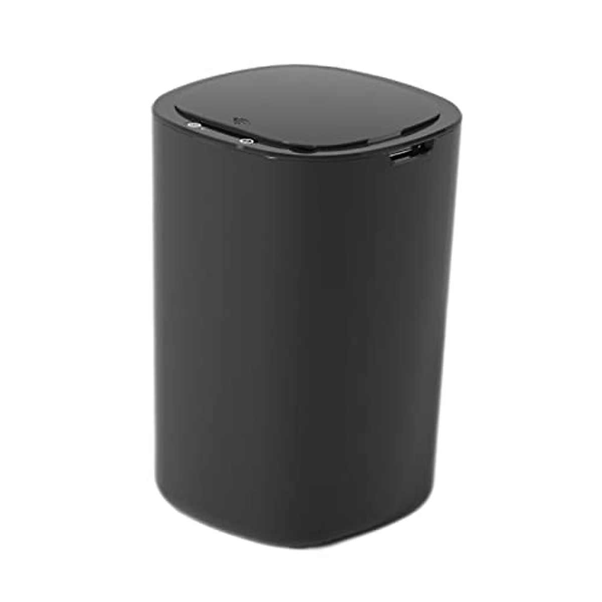 Dolity Sealed Trash Can 12L Trash Basket with Lid Automatic Smart Sensor Wastebasket Waste Can Garbage Bin Dustbin for Bathroom Kitchen Bedroom, Black