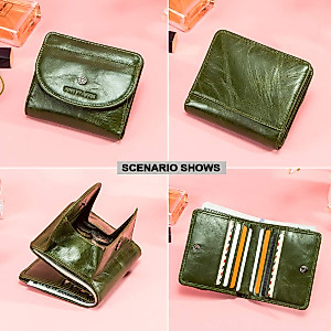 Contacts Men's Coin Pouch, Green1, One Size