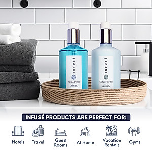 Terra Pure Infuse Shampoo, Retail Size Hotel Amenities, 10.14 oz. (Single)