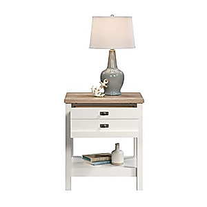 Sauder Cottage Road Night Stand, Soft White Finish