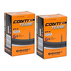 Continental MTB 26x1.75-2.5" / 47-559 -> 62-559 Inner Tubes - 42mm Presta Valve (Pack of 2 Tubes)