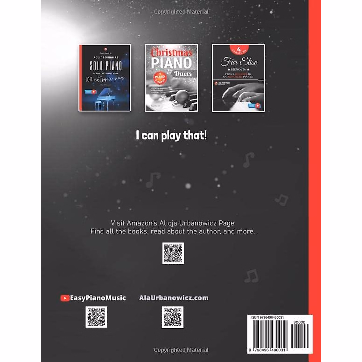 Christmas Songs Book for Vocal and Piano Accompaniment: Low Voice and Easy Jazz Piano Sheet Music I Online Accompaniment I Arrangements for Intermediate Pianists I Chords I Lyric