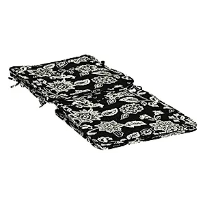 Arden Selections ProFoam Essentials Outdoor Dining Chair Cushion Cover 20 x 20, Ashland Black Jacobean
