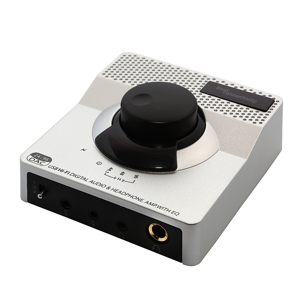 Syba USB 24 Bit 96 KHz DAC Digital to Analog Headphone Amplifier 2 Stage EQ Digital/Coaxial Output and RCA Output (SD-DAC63118)